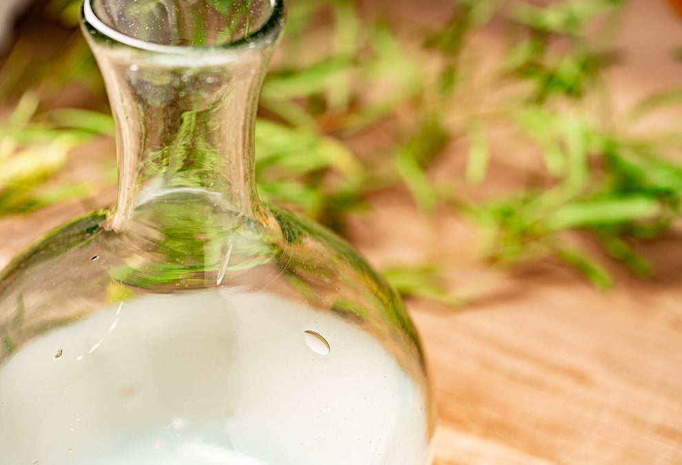Verve Culture Handblown Mexican Glass Carafe - Mexican Glassware