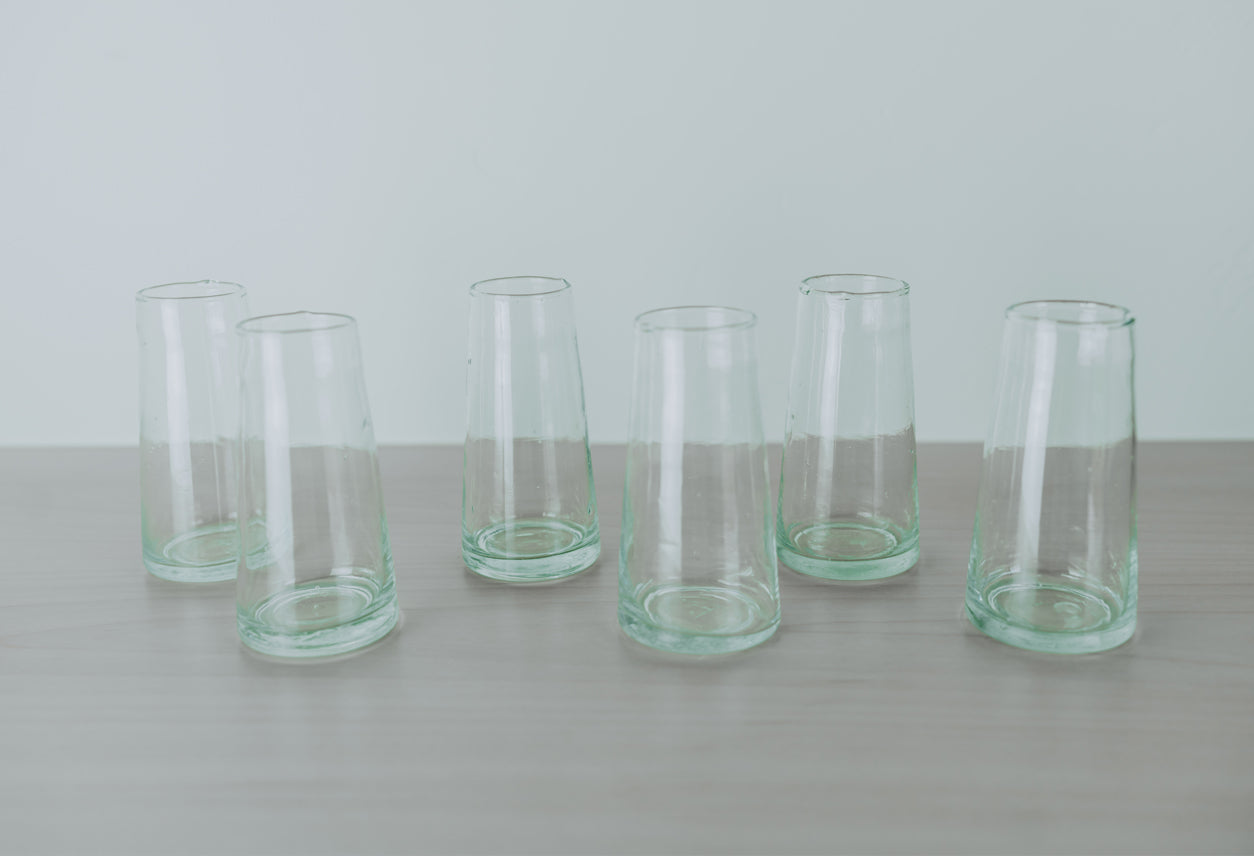 Verve Culture Moroccan Cone Champagne Glasses-Set of 6