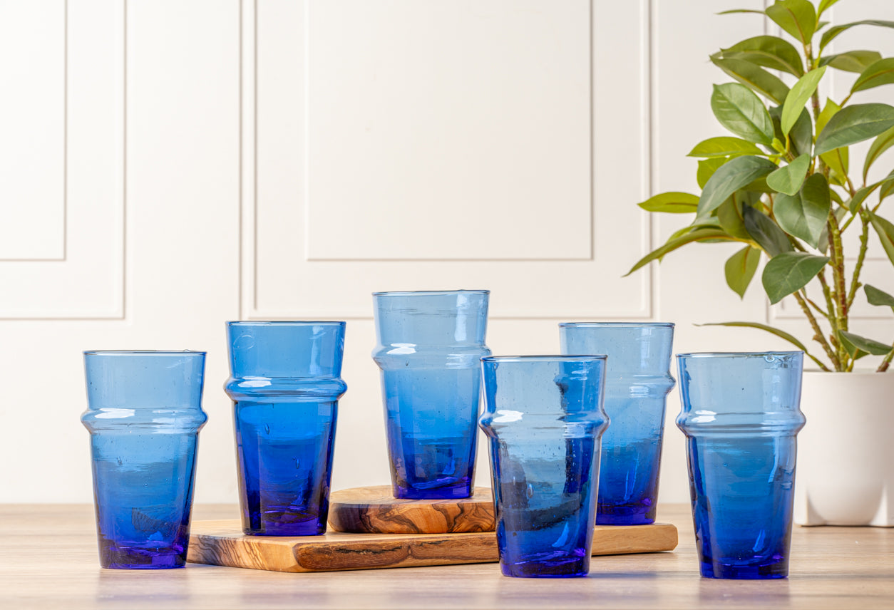 Verve Culture Moroccan Beldi Glassware - Set of 6