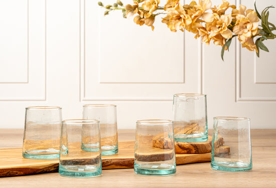 Verve Culture Moroccan Cone Glassware Set of 6