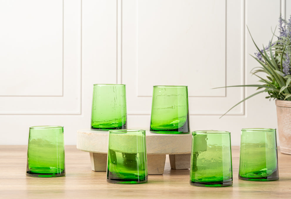 Verve Culture Moroccan Cone Glassware Set of 6