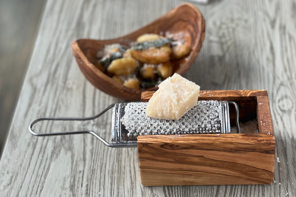 Italian Olivewood Parmesan Cheese Box Grater – Verve Culture