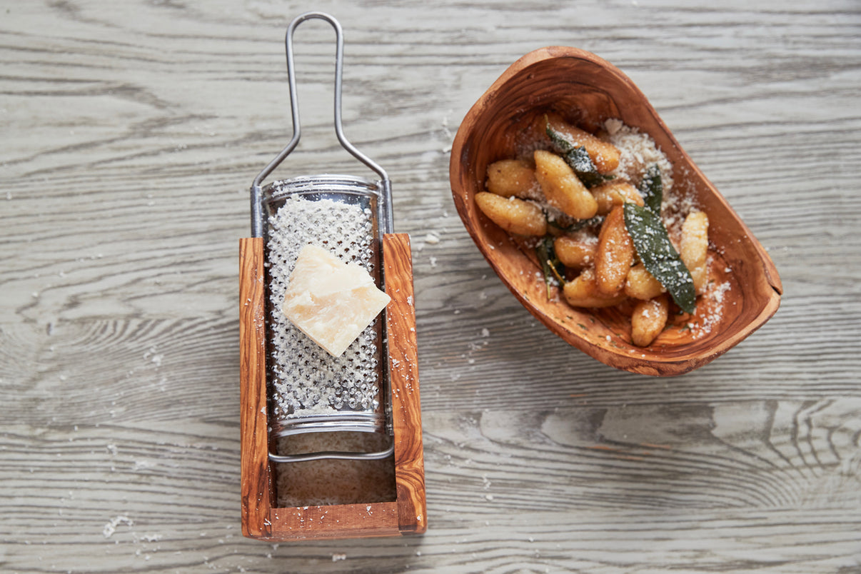 Italian Olivewood Parmesan Cheese Box Grater – Verve Culture