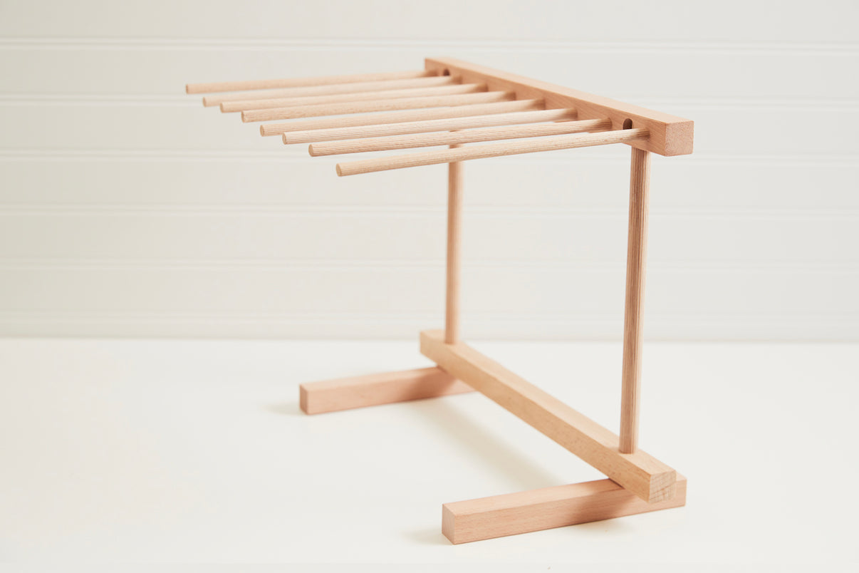 Verve Culture Italian Beechwood Collapsible Pasta Drying Rack