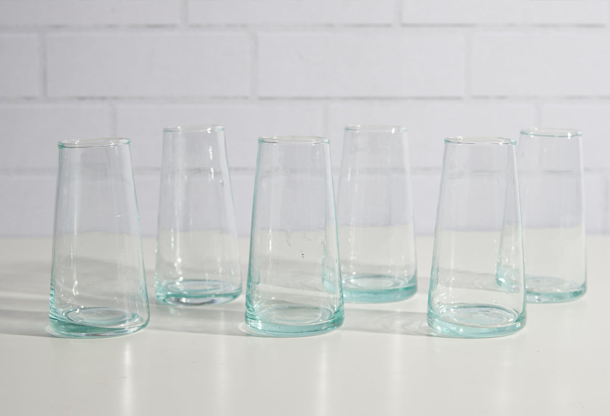 Verve Culture Moroccan Cone Champagne Glasses-Set of 6